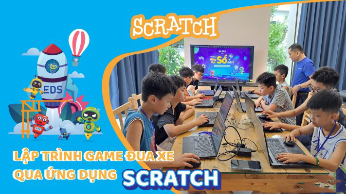 Lập Trình Trò Chơi Đua Xe Ô Tô Với Scratch - ĐÀO TẠO CÔNG NGHỆ TRẺ EM